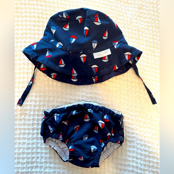 Tahari | Swim | Tahari Baby Sun Hat And Swim Diaper | Poshmark